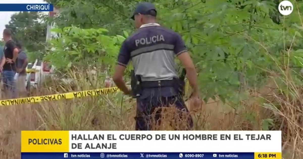 Hallan el cadáver de un hombre de 70 años en Alanje, Chiriquí – Panamá en Minutos