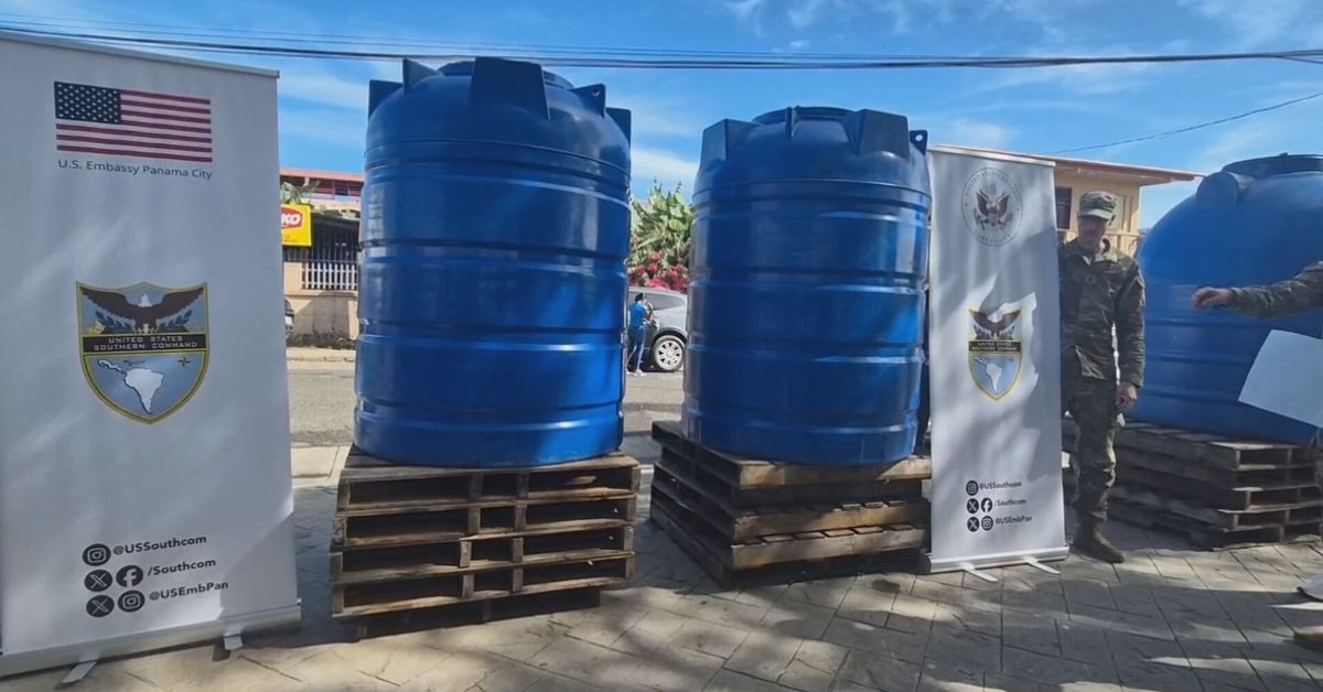 Comando Sur dona tanques de agua para enfrentar crisis hídrica en ...
